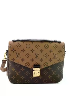LOUIS VUITTON Pochette Metis Reverse Monogram Canvas - Brown