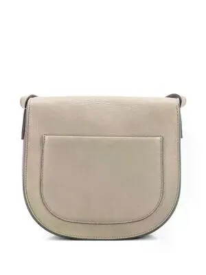 Celine Trotteur Grainy Leather Small Crossbody Bag - Neutrals