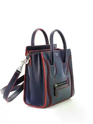 Celine Luggage Nano Crossbody Bag - Blue