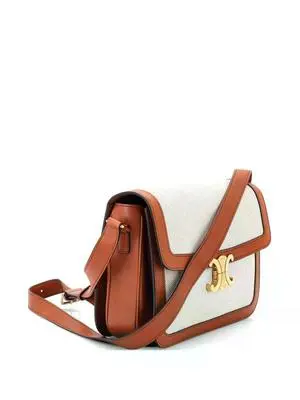 Celine Triomphe Medium Crossbody Bag - Brown