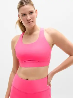 Athleta Interval Sports Bra D-dd - Cerise