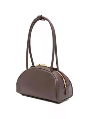Miu Miu Beau Embossed Leather Tote Bag - Brown