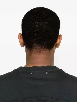 GOLDEN GOOSE Embossed T-shirt - Black