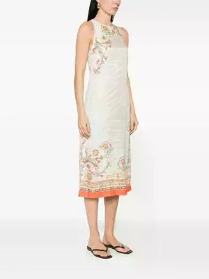 Just Cavalli Printed Midi Dress