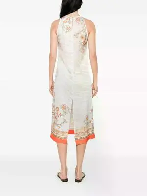 Just Cavalli Printed Midi Dress