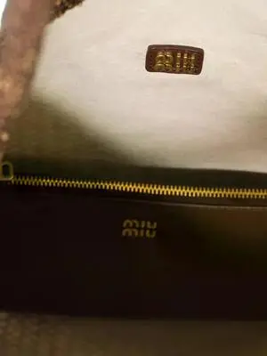 Miu Miu Ivy Sequin Mesh Handbag