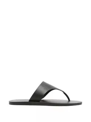 Manebí Thong Strap Sandals - Black
