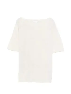 Majestic Filatures Boat-neck T-shirt - White