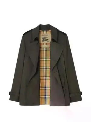 Burberry Tropical Gabardine Kensington Trench Coat - Grey