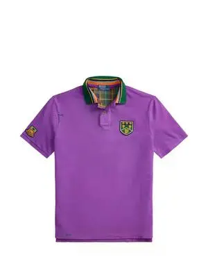 Polo Ralph Lauren Appliqué Short-sleeve Polo Shirt - Purple