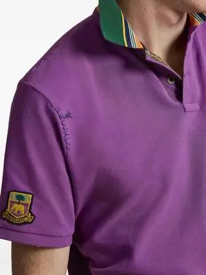Polo Ralph Lauren Appliqué Short-sleeve Polo Shirt - Purple
