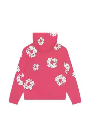 DENIM TEARS Wreath Rhinestone Zip-up Hoodie