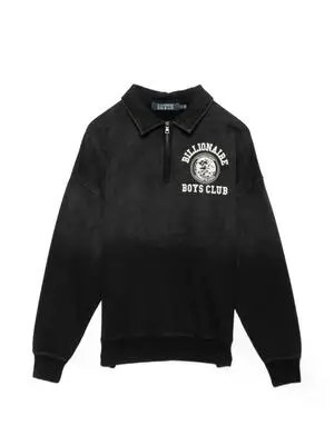 BILLIONAIRE BOYS CLUB World College Quarter Sweatshirt - Black