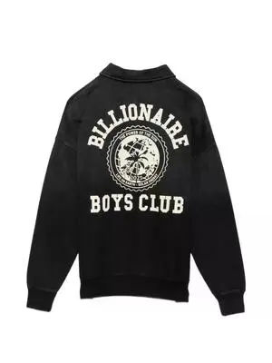 BILLIONAIRE BOYS CLUB World College Quarter Sweatshirt - Black