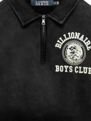 BILLIONAIRE BOYS CLUB World College Quarter Sweatshirt - Black