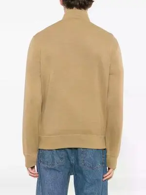Polo Ralph Lauren Zip-neck Sweater With Logo - Neutrals