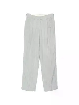 BLAZÉ MILANO Striped Pleated Trousers