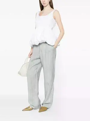 BLAZÉ MILANO Striped Pleated Trousers