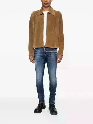Dsquared2 Logo-patch Belt-loop Jeans - Blue
