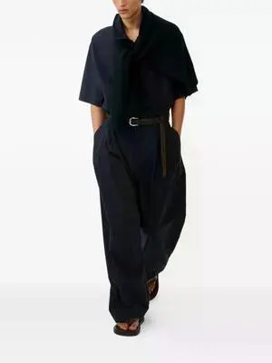 Studio Nicholson Double Pleated Trousers - Blue