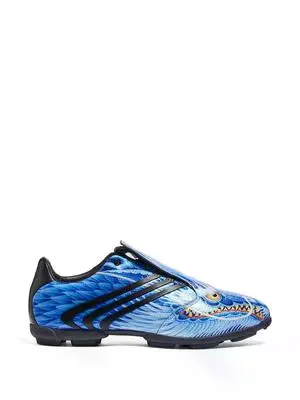 Y3 Dragon-print Sneakers - Blue