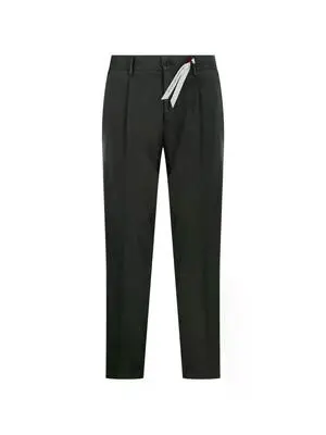 SANTANIELLO Pleated Trousers - Grey