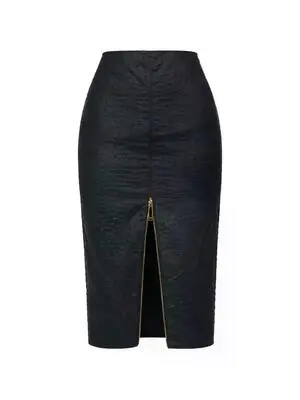 Elisabetta Franchi Black Wash Skirts