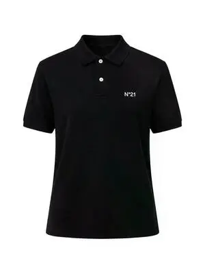 N°21 Logo-embroidered Polo Shirt