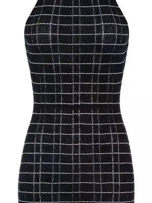 Elisabetta Franchi Knit Maxi Dress With Chain Straps