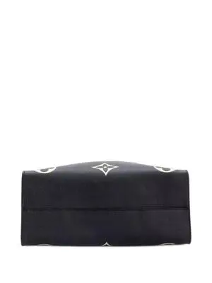 LOUIS VUITTON Onthego Mm Bicolor Monogram Empreinte Tote - Black