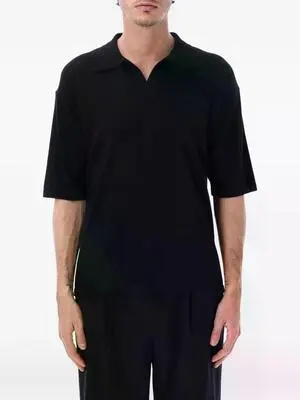 ROBERTO COLLINA Polo Shirt - Black