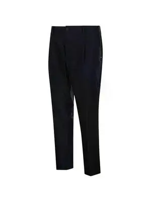 ENTRE AMIS Pleated Trousers - Blue