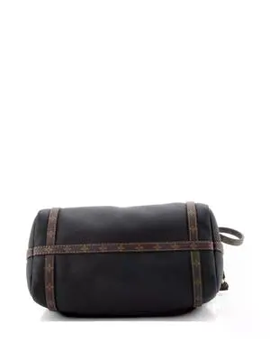LOUIS VUITTON Express Handbag Leather With Monogram Canvas Pm