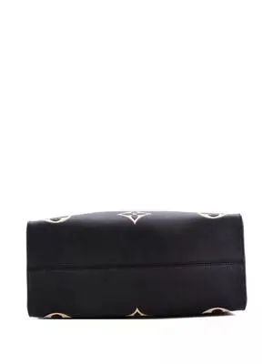 LOUIS VUITTON Onthego Mm Tote Bicolor Monogram Empreinte - Black