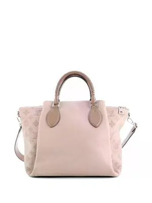 LOUIS VUITTON Haumea Handbag Mahina Leather Satchel - Neutrals