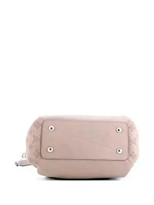 LOUIS VUITTON Haumea Handbag Mahina Leather Satchel - Neutrals