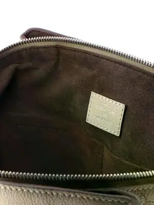 LOUIS VUITTON Haumea Handbag Mahina Leather Satchel - Neutrals