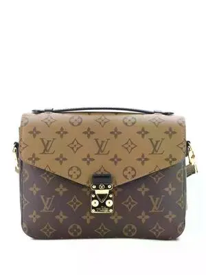LOUIS VUITTON Pochette Metis Reverse Monogram Canvas - Brown