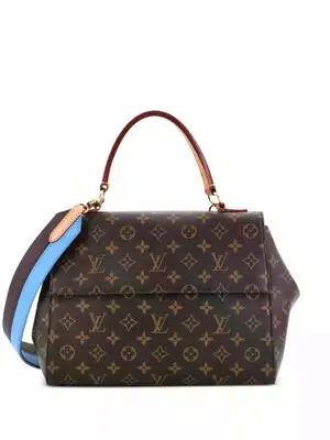 LOUIS VUITTON Cluny Top Handle Monogram Canvas Mm - Brown