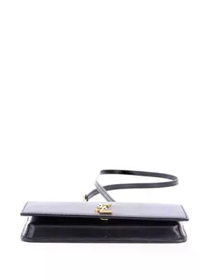 Saint Laurent Classic Monogram Phone Holder - Black