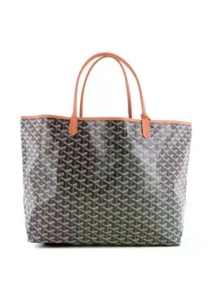 Goyard Saint Louis Coated Canvas Gm Tote Bag - Brown