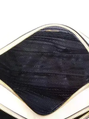Prada Double Zip Camera Bag Vitello Phenix - Grey