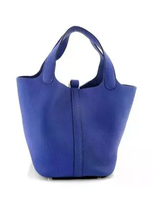 Hermès Picotin Lock Bucket Bag Pm - Blue