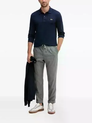 Lacoste Long-sleeved Polo Shirt - Blue