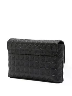 Emporio Armani Embossed Messenger Bag
