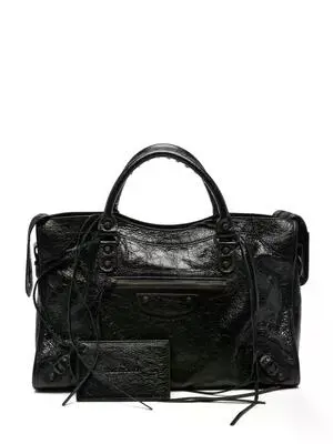 Balenciaga Leather Tote Bag - Black