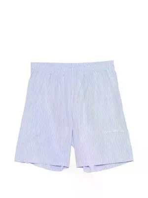 CHATEAU ORLANDO Logo-embroidered Shorts - Blue