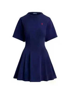 Polo Ralph Lauren Shaped Cotton Dress - Blue