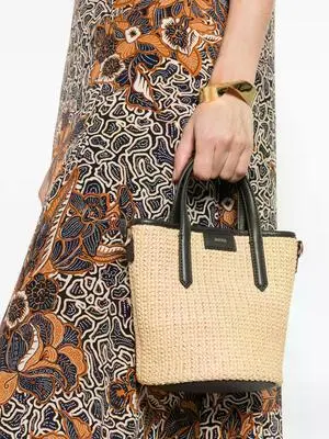 BOSS Mini Woven Bucket Bag