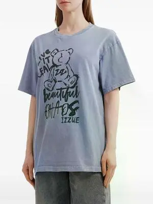 Izzue Graphic T-shirt - Blue